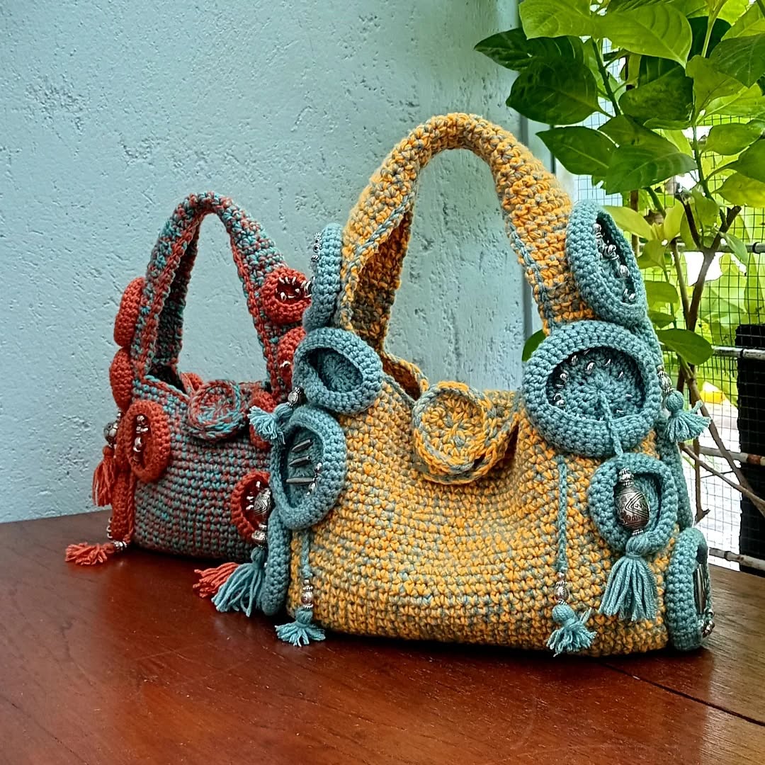 Handmade Bali Crochet Bags, Accessories & Home Décor | Miaborsa